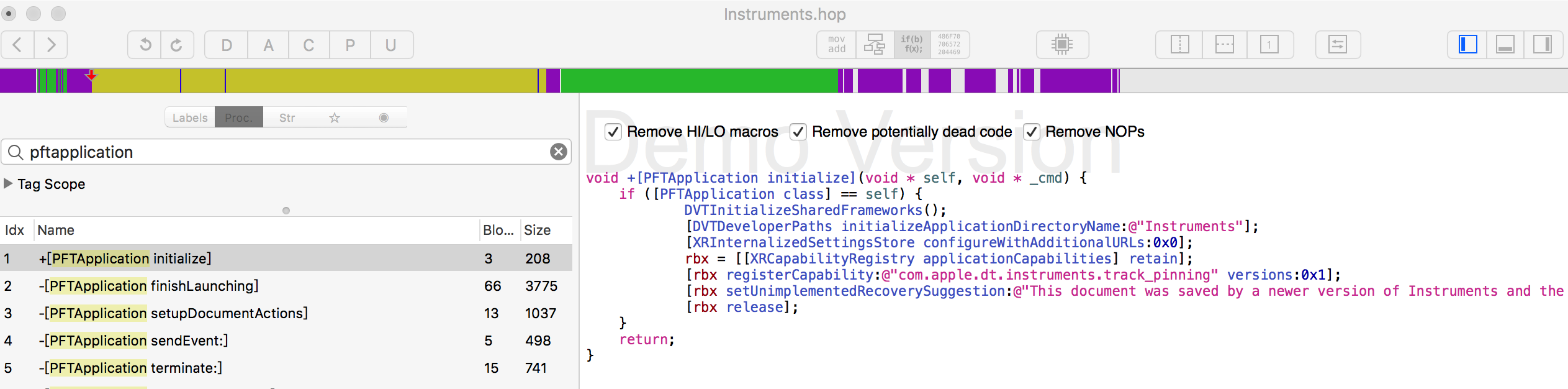逆向从 Instruments 中获取 GPU 数据 | Sherlozk